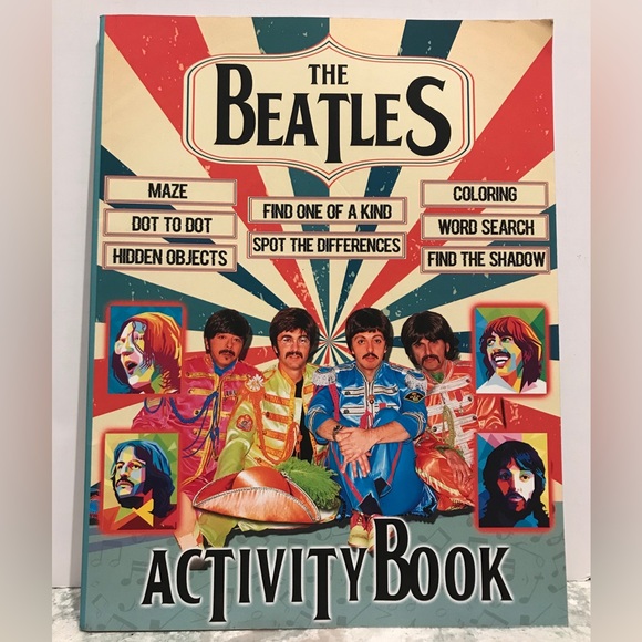 The Beatles | Other | The Beatles Activity Book Spot The Difference ...